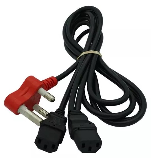 UniQue Dedicated Dual Head Power Cable 1.8m - Durban Computer Shop